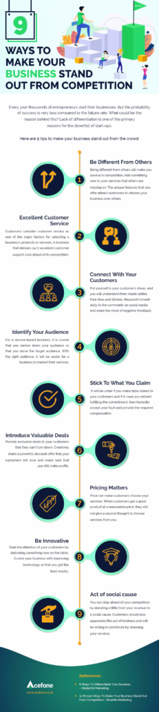 9 Ways How To Make Your Business Stand Out From Competition