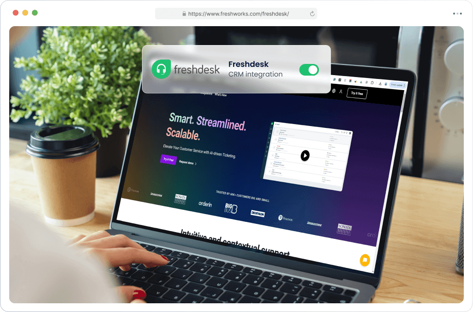 Connect Acefone with Freshdesk CRM integration in minutes